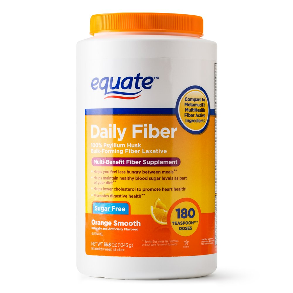 Equate Sugar-Free Daily Fiber Powder, Orange Smooth, 36.8 Oz | eBay