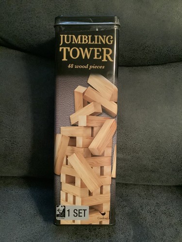 NWT sealed jumbling tower 48 wood pieces toy | eBay