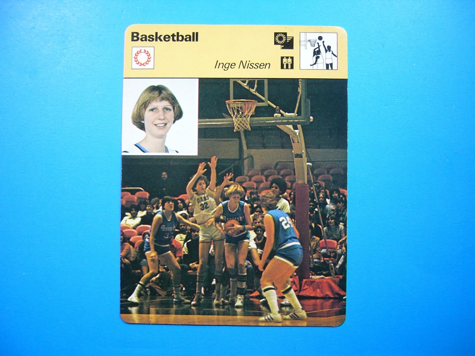 1977 1977/79 SPORTSCASTER BASKETBALL PHOTO INGE NISSEN ODU | eBay