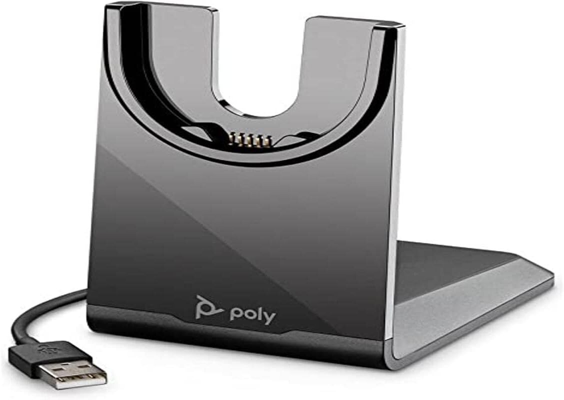 POLY Plantronics Voyager 4300, 4310 Focus2 USB-A Charge Stand Cradle ...