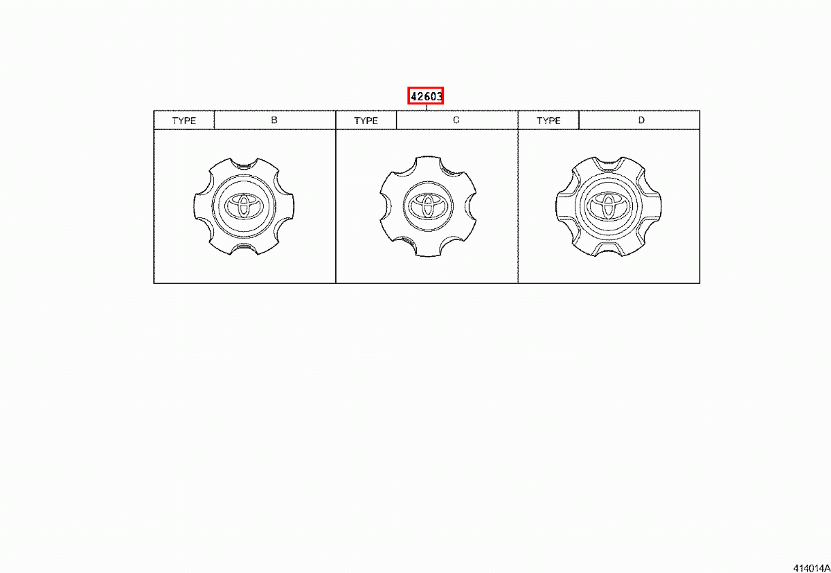 Genuine Toyota Prado LJ150 KDJ155 KDJ150 GRJ150 Wheel Rim Center Hub ...
