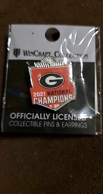 2021-2022 National Champions Georgia Game Lapel Pin | eBay