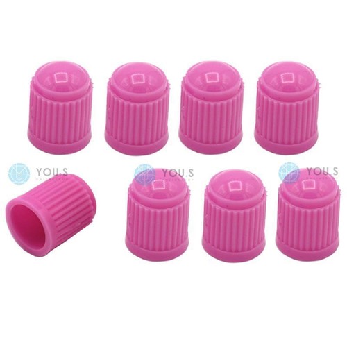8 Piece You.S Plastic Pink Valve Caps Valve Cap Car Valve Car Vehicle ...