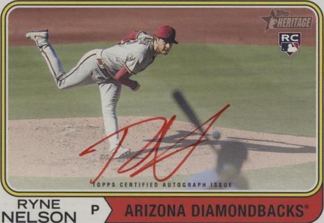 2023 Topps Heritage High Number - Real One Autographs Ryne Nelson #ROA ...