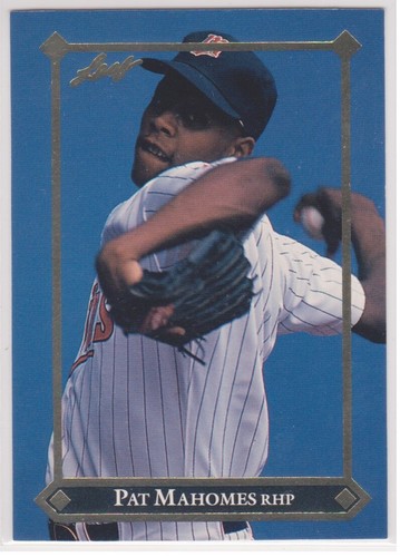 1992 PAT MAHOMES SR. GOLD LEAF ROOKIES Baseball Card Father of KC ...