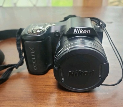 Nikon Coolpix L100 Digital Camera 10MP Wide 15x Zoom With Strap Tested ...