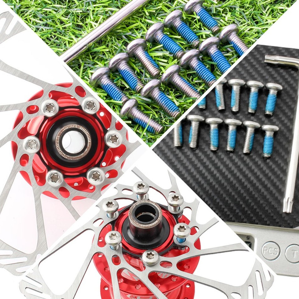 Disc Brake Rotor Screw Cycling Mounting Screws Bicycles Bake Accessory ...