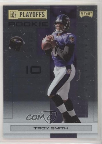2007 Playoff NFL Playoffs Rookie Gold Metalized /149 Troy Smith #133 ...