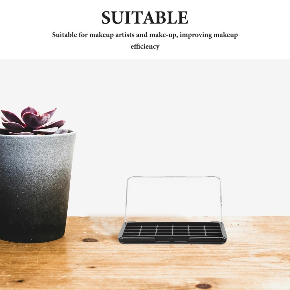 2pcs Empty Eyeshadow Box with Transparent Lid, 24 Slot Lipstick Palette ...