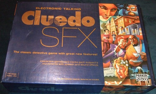 2003 ELECTRONIC TALKING CLUEDO SFX BOARD GAME Working | eBay