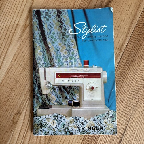 Singer sewing machine owners manual vintage stylist zig-zag free-arm ...