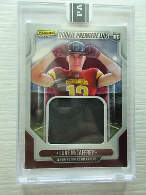 2024 Panini Instant Rookie Premiere Lids Luke McCaffrey NFL Shield ...