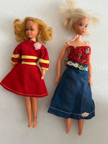 Vintage DAMAGED Barbie and skipper dolls for parts TLC | eBay