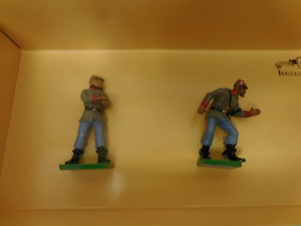 Britains American Civil War Confederate Soldiers & Machine Gun Set ...