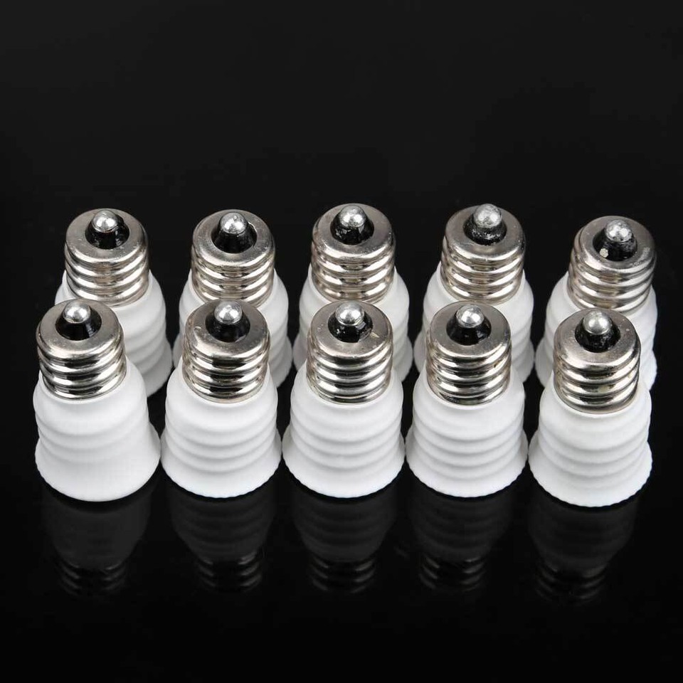 E12 To E14 Adapter Screw-in Lamp Socket Light Socket Converter for ...