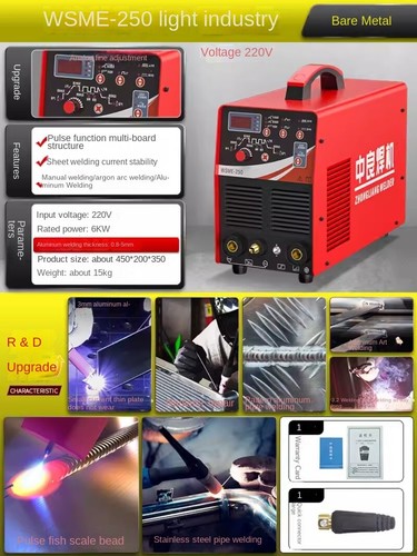 Aluminum Welding Machine AC/DC Double Pulse Square Wave Tig Welding ...