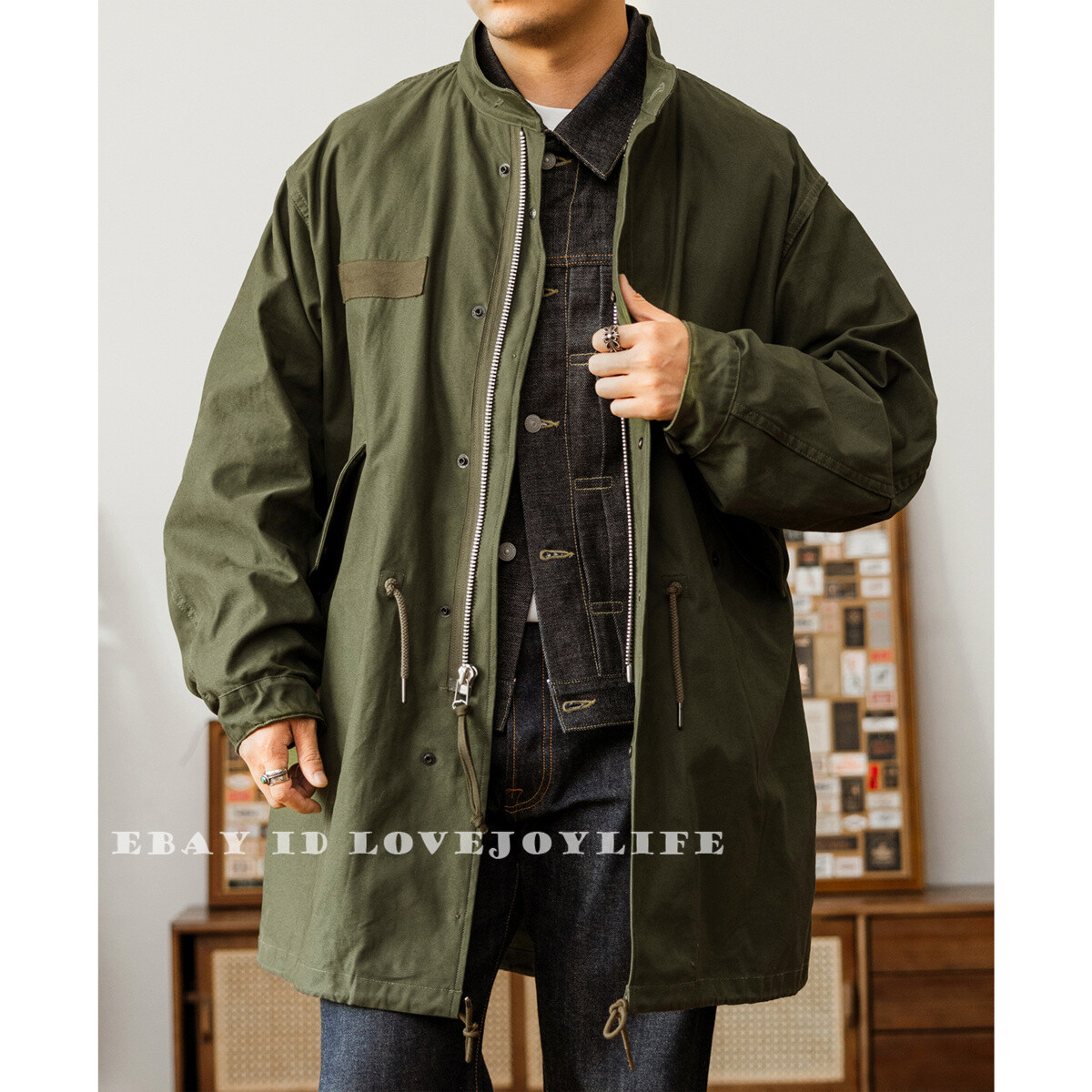 Red Tornado M-65 parka Fishtail Jacket Shell Military M65 Trench Coat ...