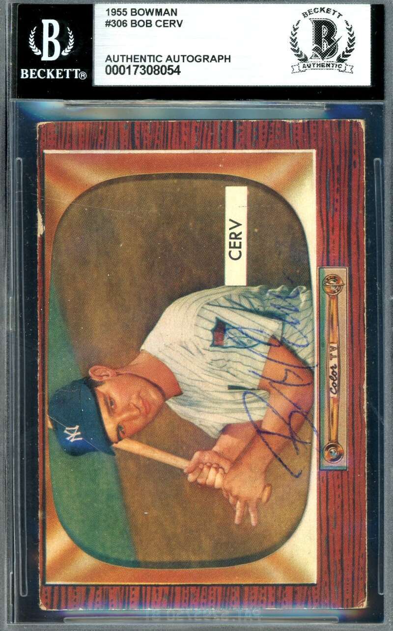 1955 Bowman - Bob Cerv #306 for sale online | eBay