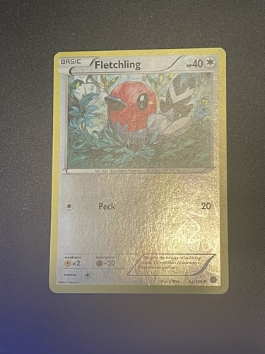 Holographic 2016 Fletchling Pokemon Card 94/114 | eBay