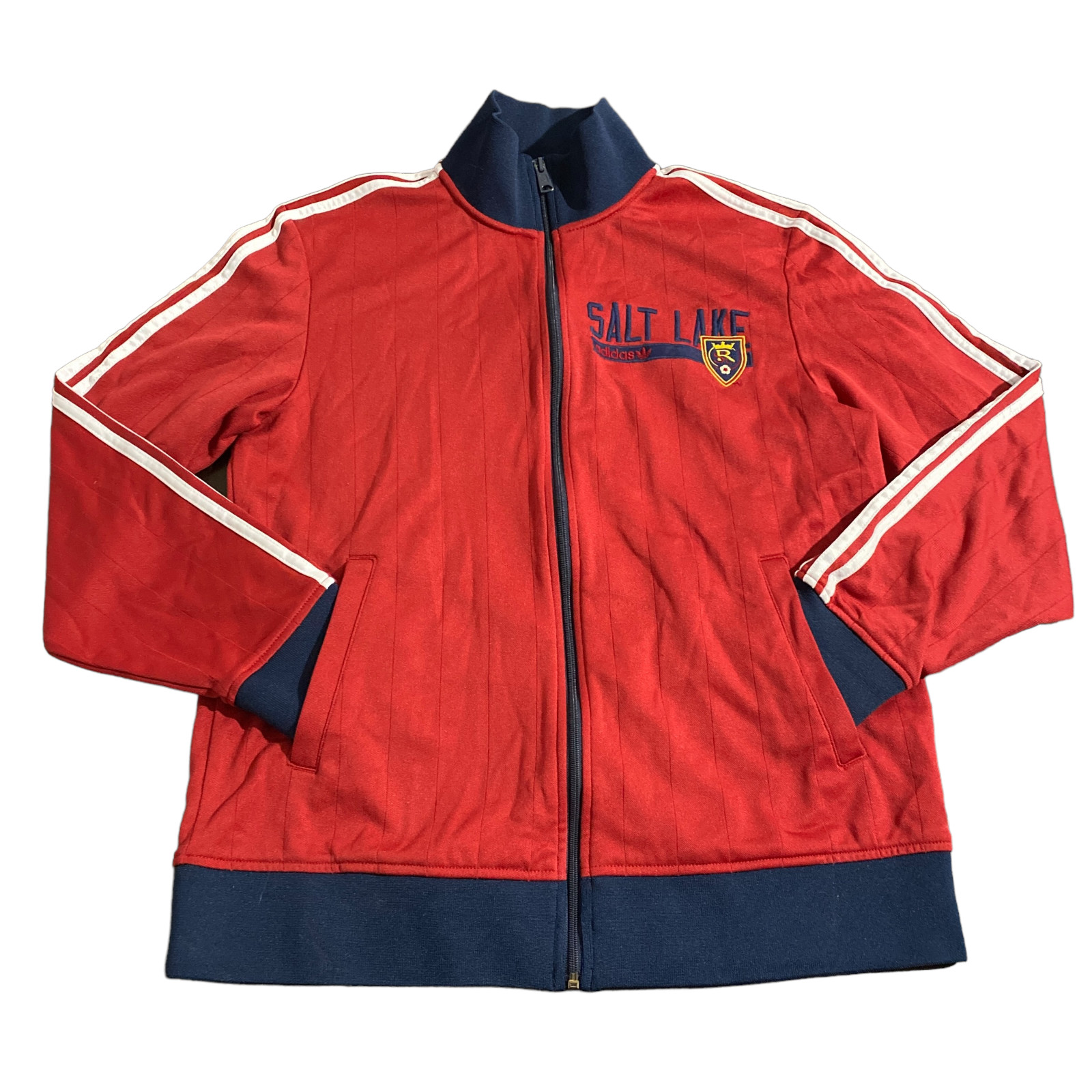 Adidas Real Salt Lake Track Jacket Men’s Size L Multi… - Gem