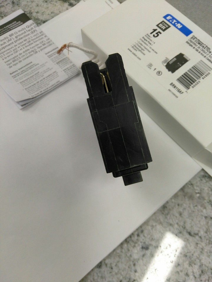 Eaton Cutler-Hammer BRN115AF 15A 120VA , 1P, BR COMBINATION AFCI ...