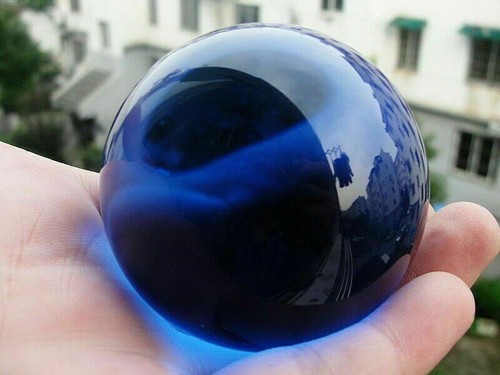 40-120mm Natural Blue Obsidian Sphere Large Crystal Ball Healing Stone ...