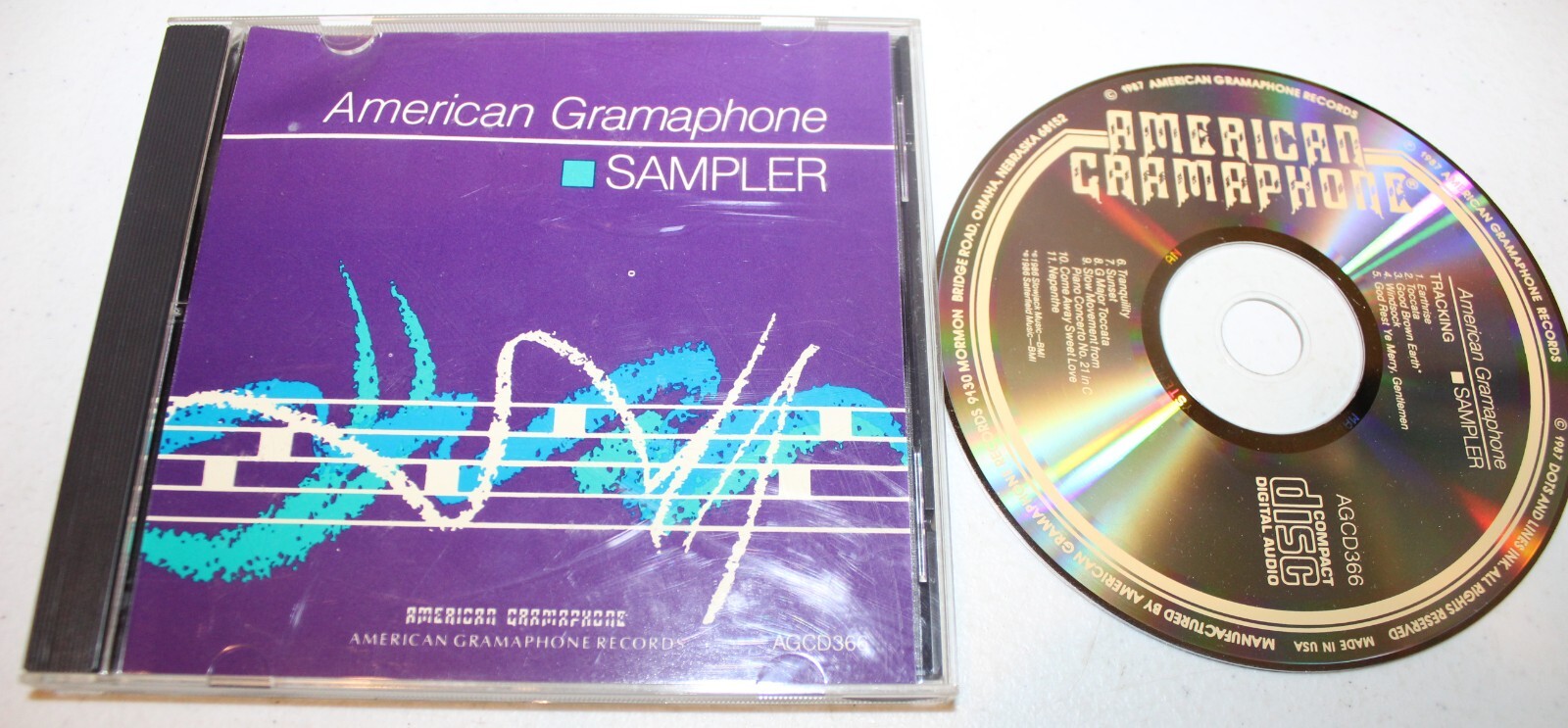 American Gramaphone Sampler #1 by Various Artists (CD 1987) Mannheim ...