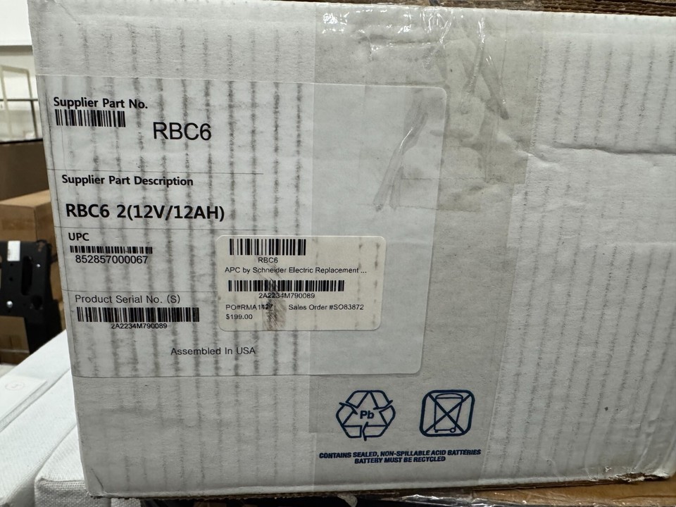 American Battery APC RBC6 Replacement Battery Battery | eBay