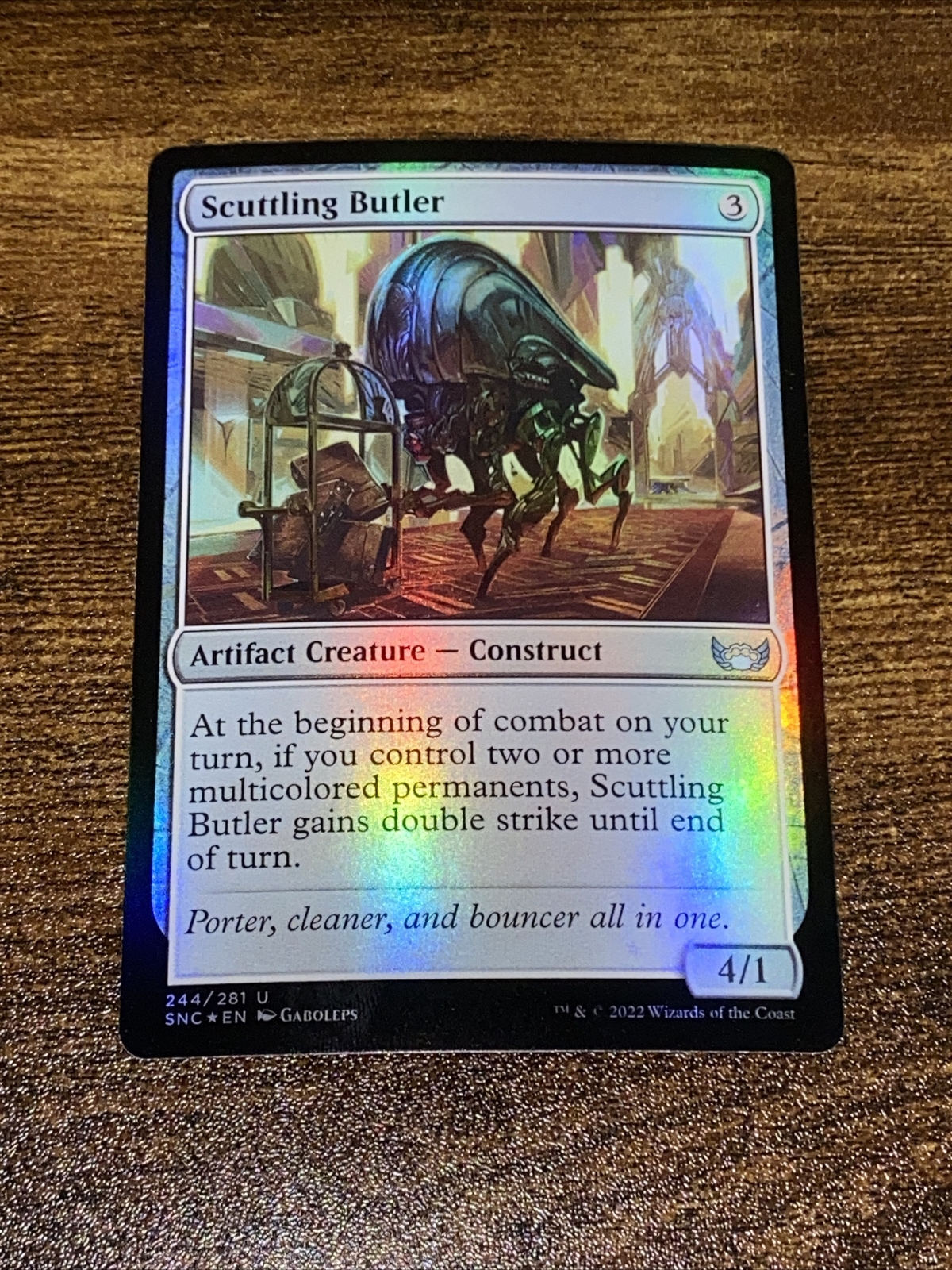 Scuttling Butler Foil 244/281 Streets of New Capenna MTG Magic D8051 ...