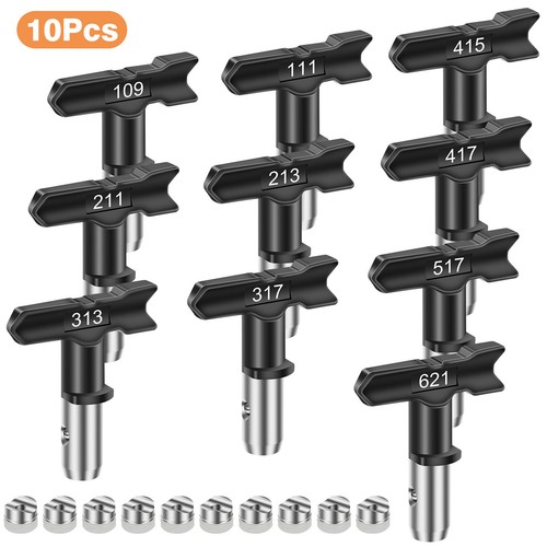 10x Reversible Paint Sprayer Tip 109-621 Nozzle Tips for Airless Paint ...