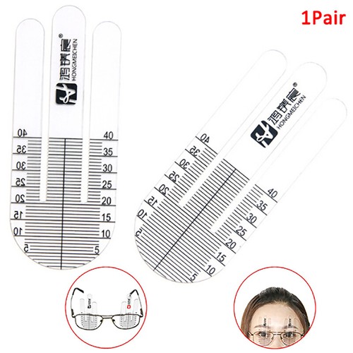 2Pcs Special Optical PD Ruler Pupil Height Meter Eye Ophthalmic Tool ...