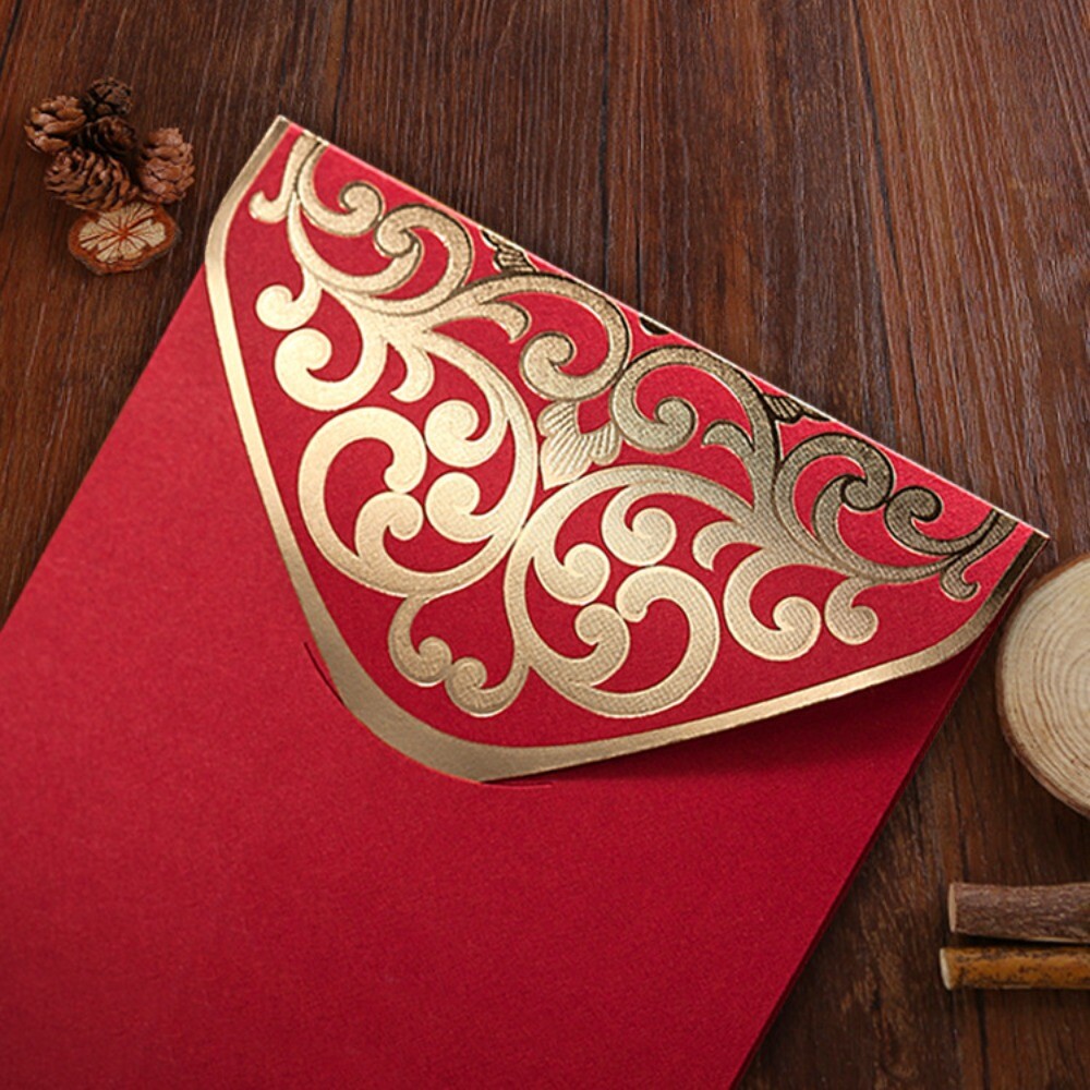 10Pcs Cardboard Red Pocket Red Lucky Red Envelope Durable Red Envelope ...