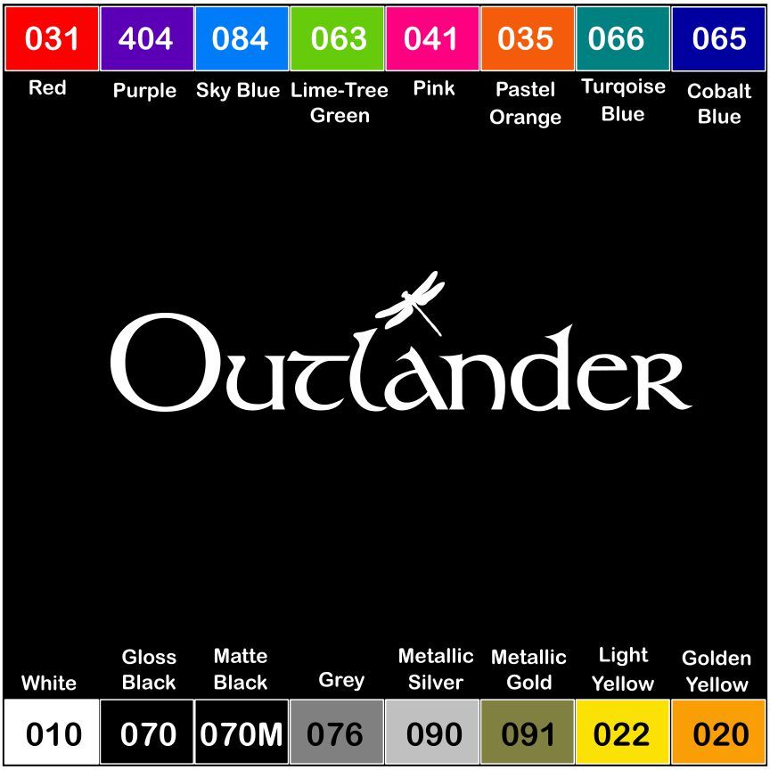 OUTLANDER Vinyl Decal Sticker Window Car dragonfly adventure outdoors ...
