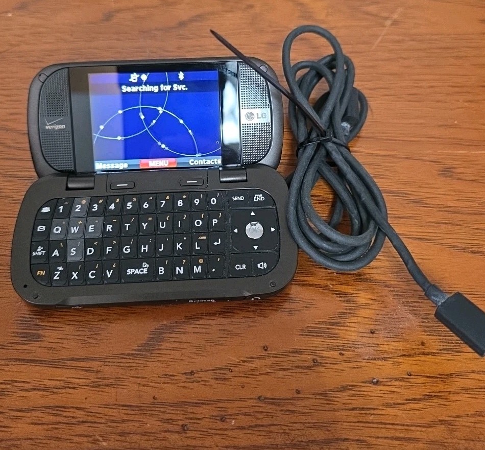 Vintage Verizon LG Octane (LG-VN530) Flip Keyboard Cell Phone Tested ...