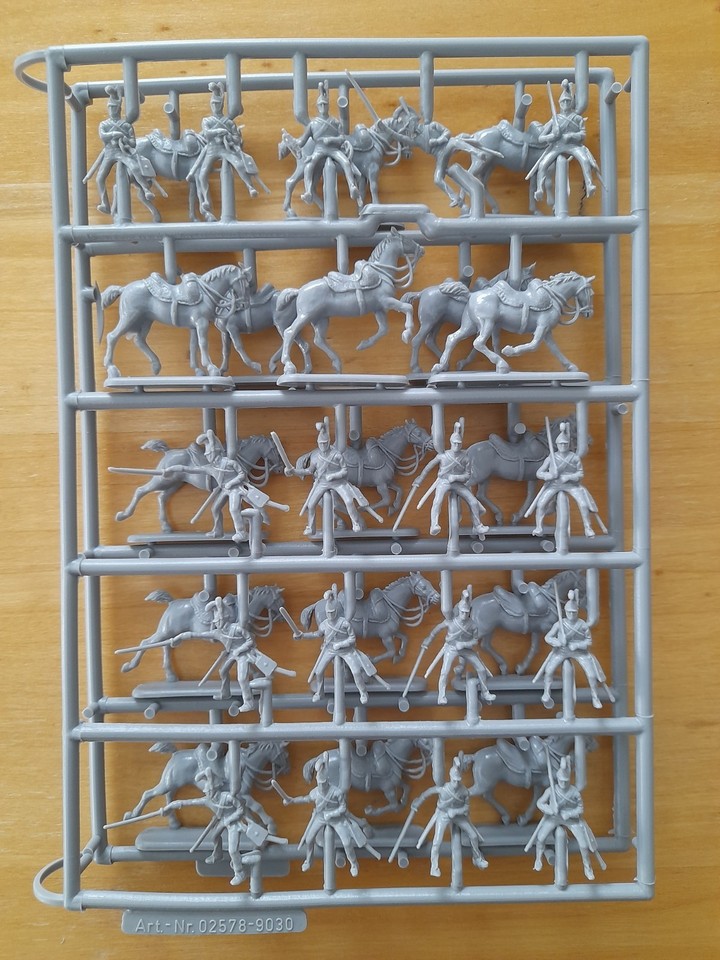 Revell 1/72 BRITISH LIFE GUARDS Napoleonic Figures set 02578 Complete ...