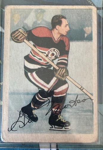1953-54 Parkhurst - Gus Mortson #81 Incredible Story! | eBay
