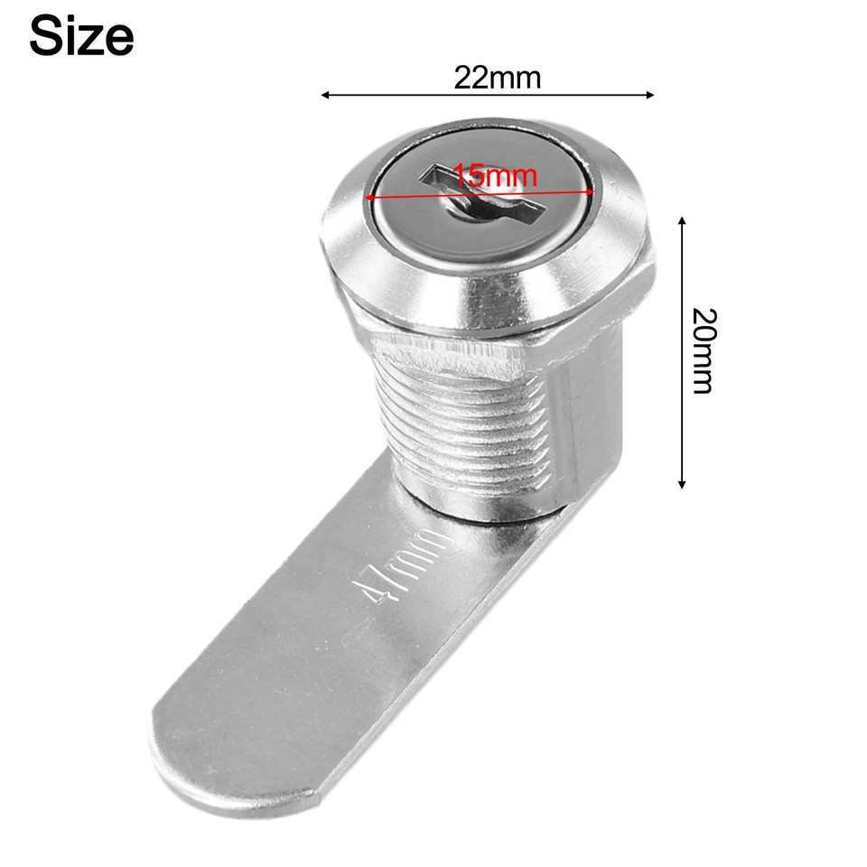 Tool Box Lock Tubular Cam Lock 90 Degree Hook Cam Replacement Lock With ...