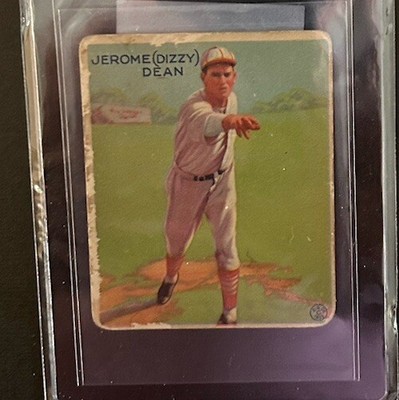 AUTHENTIC 1933 GOUDEY JEROME DIZZY DEAN #223 HOF ROOKIE CARD RC. LOW ...
