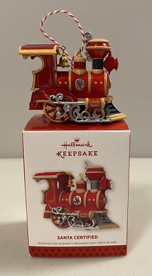 2013 Hallmark Keepsake Santa Certified Christmas Ornament Train | eBay