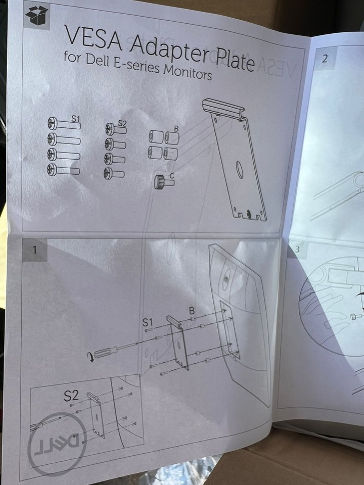 Dell VESA Adapter Plate For Dell E-Series Monitors | eBay