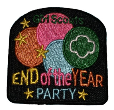 GIRL SCOUTS*END OF THE YEAR PARTY*Event Day Fun Patches/Badge*SCOUT ...