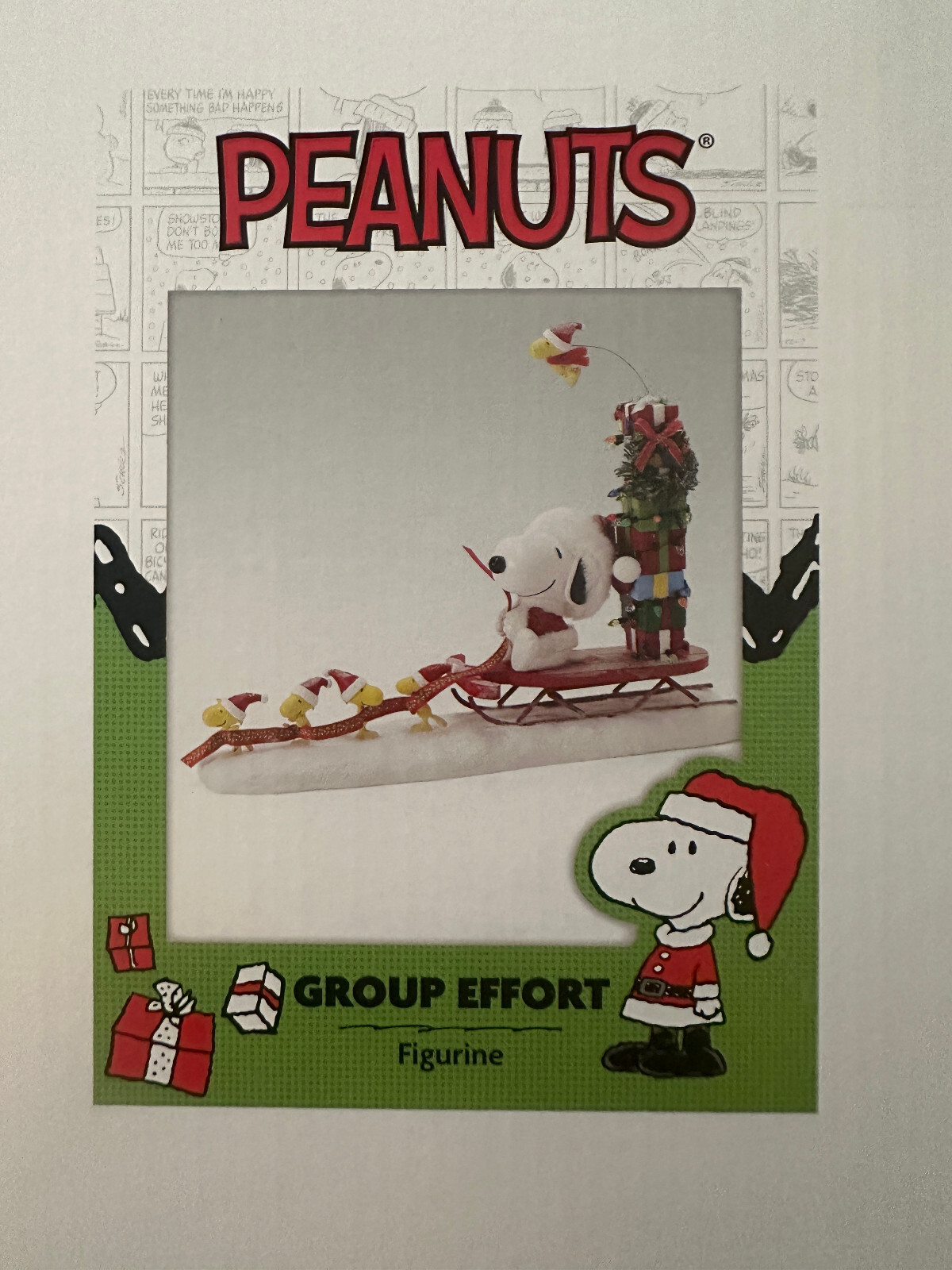 Department 56 Possible Dreams Peanuts Santa Snoopy and Sleigh Group ...