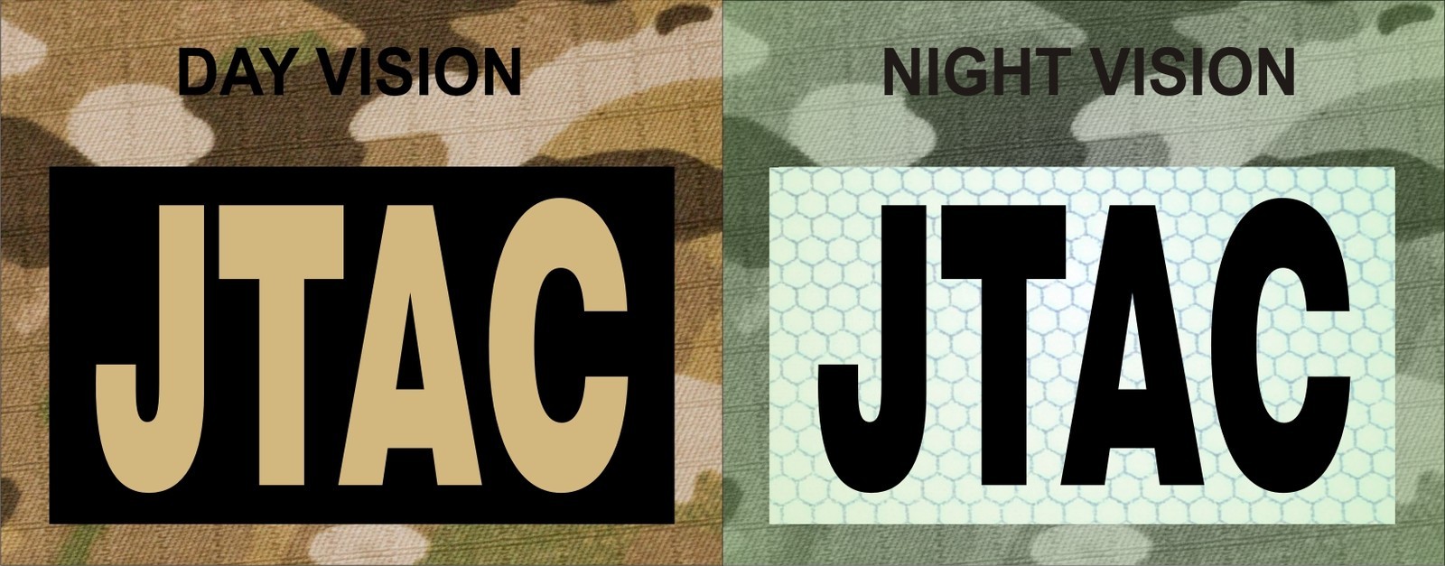 JTAC Tan on IR Magic Blk SolasX print 2nd Patch 3.5"X2" W/VELCRO® BRAND ...