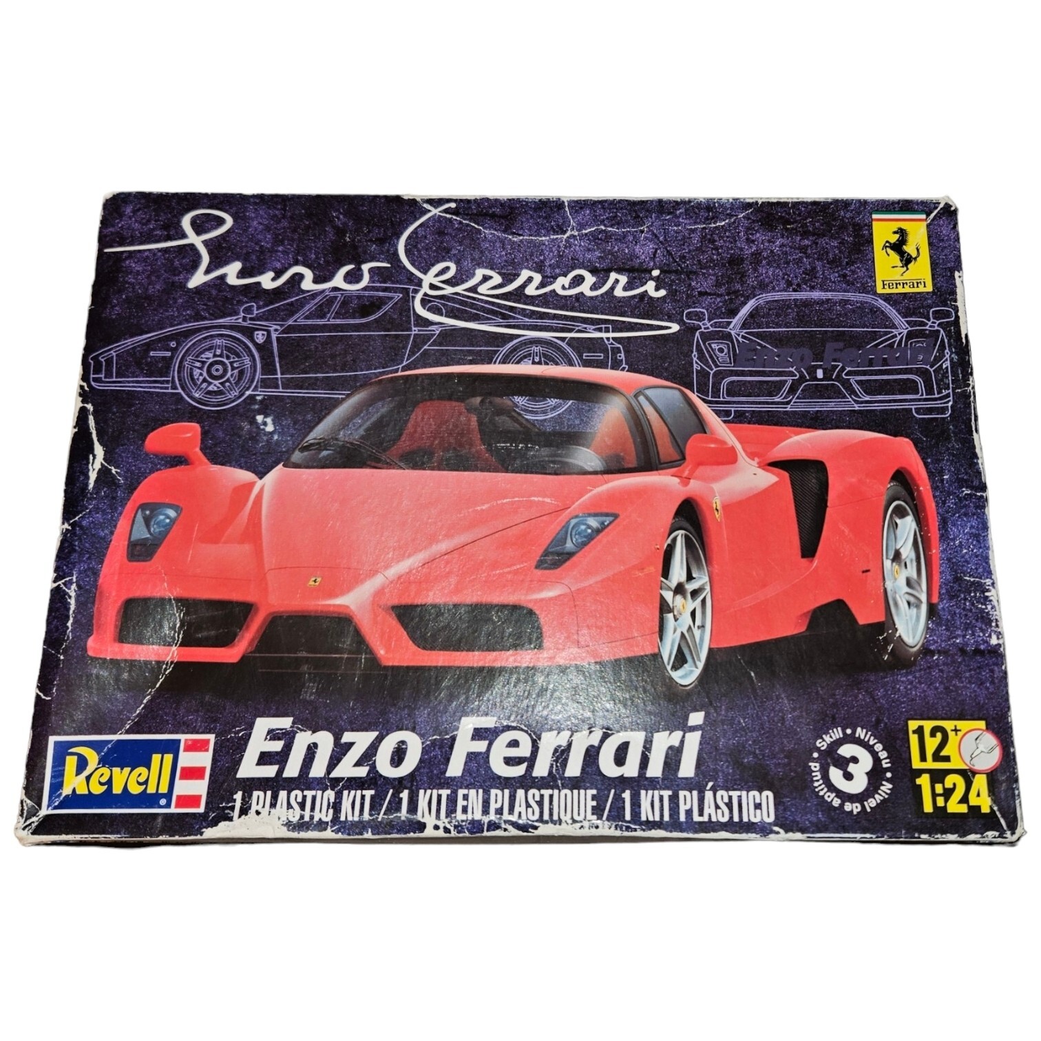 Ferrari Enzo Revell 1/24 Scale Model Car Kit 85-2192 Performance Series ...