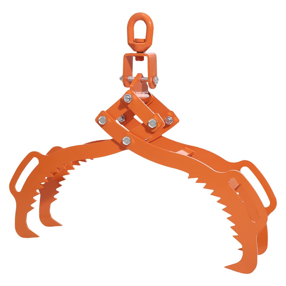 28in Log Lifting Tongs, Timber 4 Claw Log Tong, Steel Tongs for Log ...