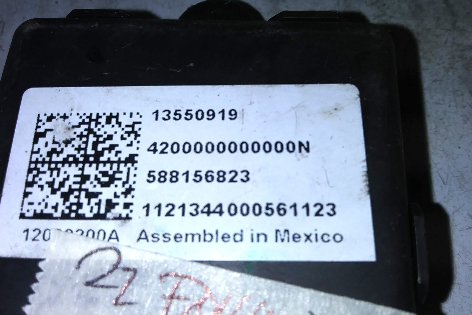 13550919 Chevy Equinox 2022 heated seat control module | eBay