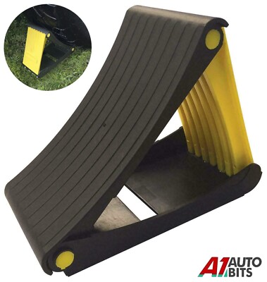Car Foldable Wheel Chock Wedges Van Motorhome Caravan RV Trailer Boat ...