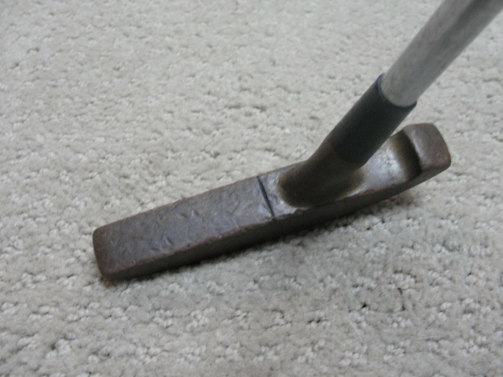 Vintage 35" AXALINE 12 Putter Original Leather Wrap (unusual golf ...