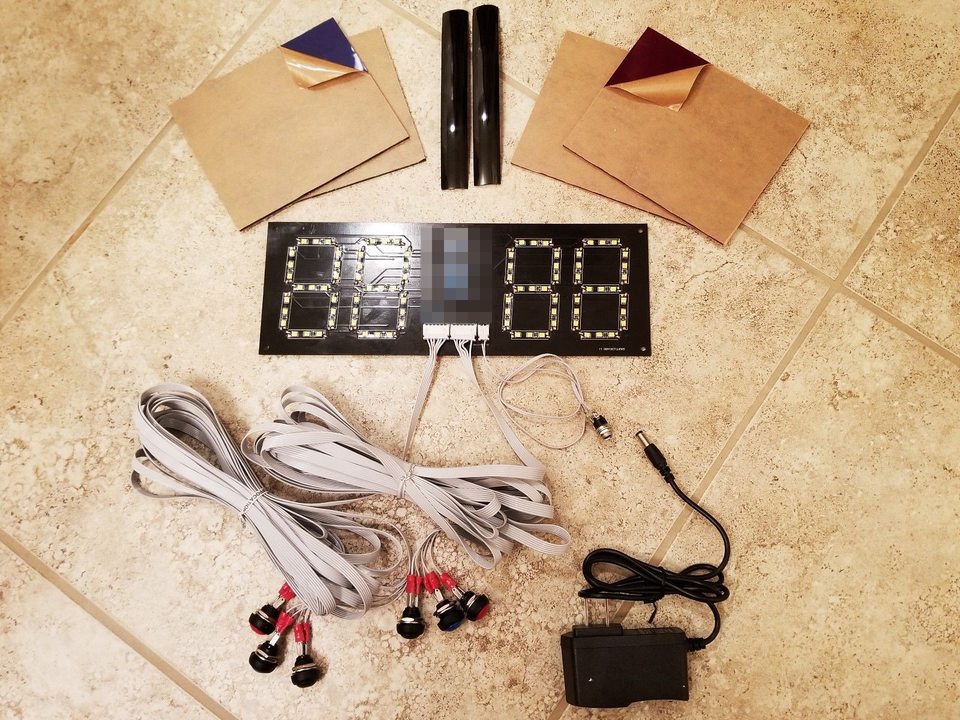 DIY Shuffleboard Scoreboard Kit (Wired Buttons) | eBay