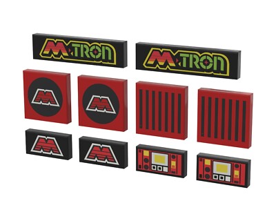 Custom UV Print on LEGO Tiles - M:Tron pack 1 | eBay